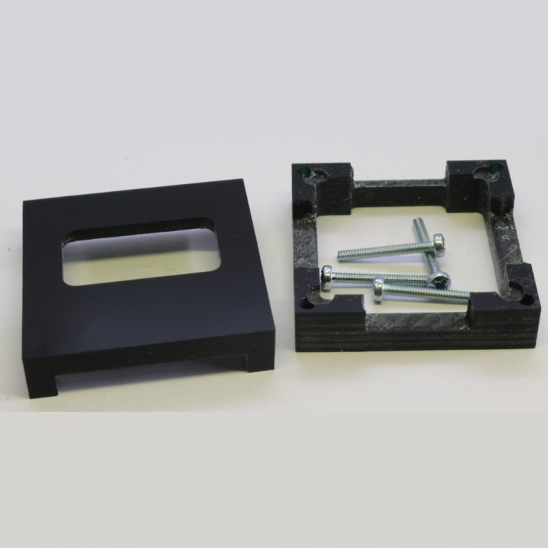 Mounting an OLED to a PCB using this unique Bezels Mount