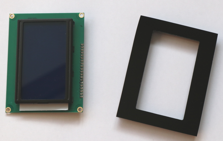 An example of how a bezel makes an electronic project look more ...