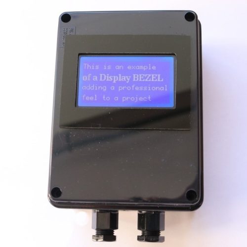 An example of how a bezel makes an electronic project look more ...