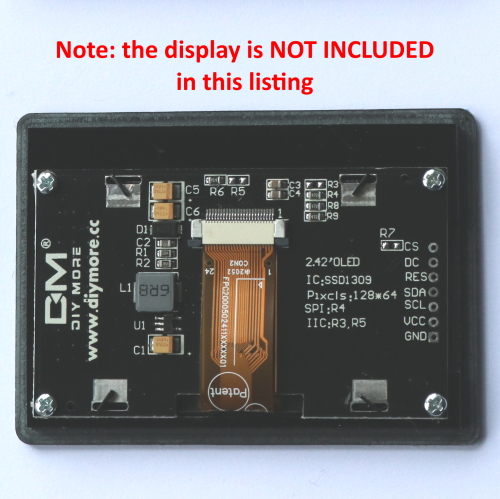 SSD1306 OLED Enclosure Mounting Frame Bezel Enclosure For 1.3 Inch OLED ...