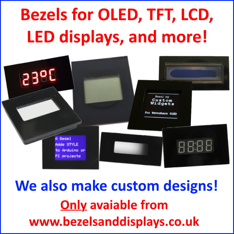 wide variety of display bezels