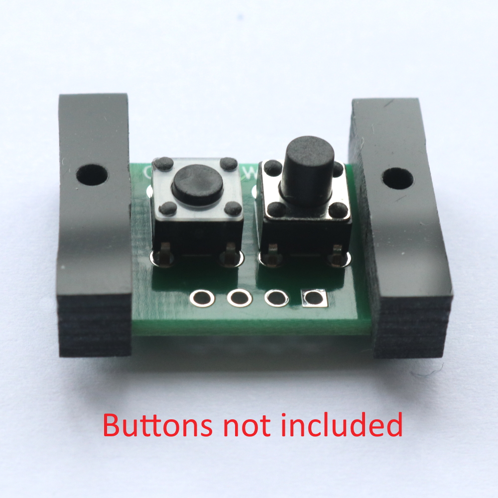 Panel mount kits for tactile buttons with optional Bezel