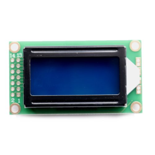 0802A LCD Module BEZEL, with optional 8x2 green or blue LCD display