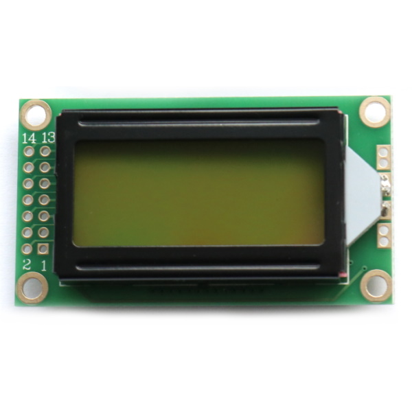 0802A LCD Module BEZEL, with optional 8x2 green or blue LCD display