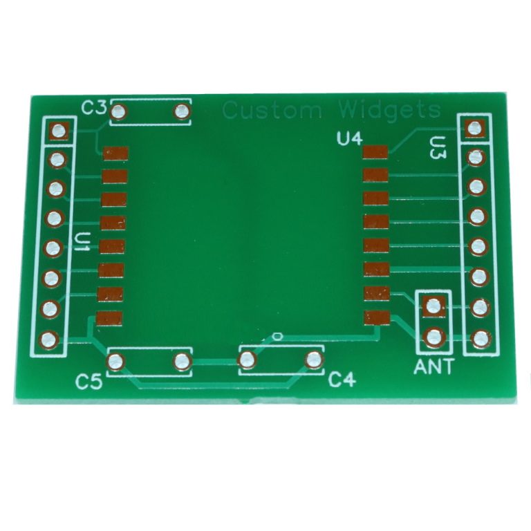 RFM69 Adapter PCB, 2mm to 2.54mm layout converter