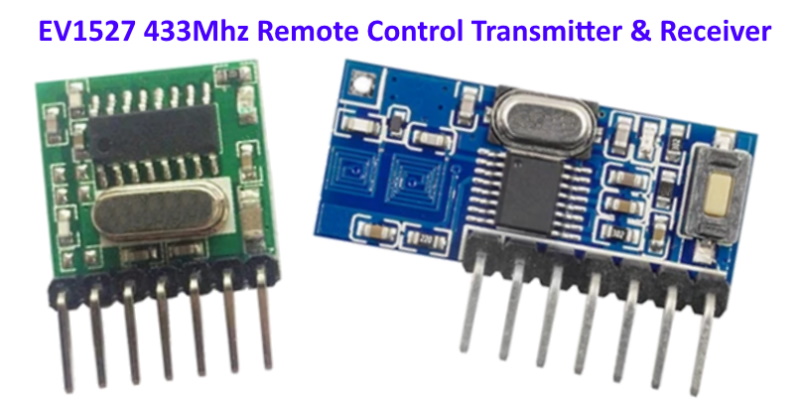 EV1627 Receiver and Transmitter Pair, remote control