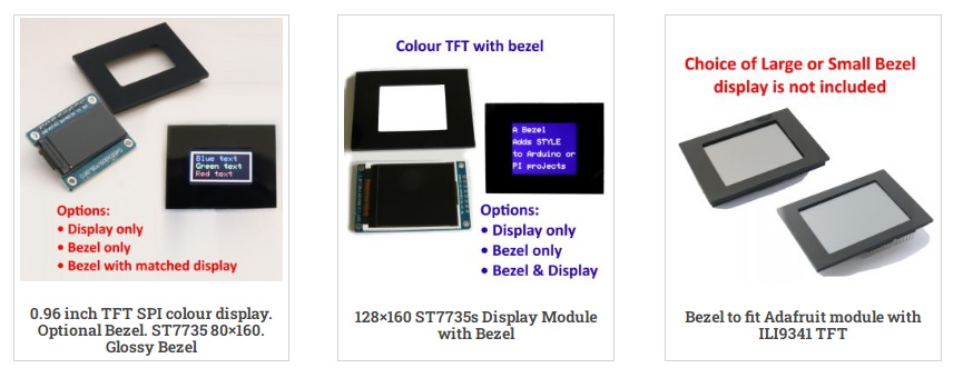 Bezels and accessories - TFT