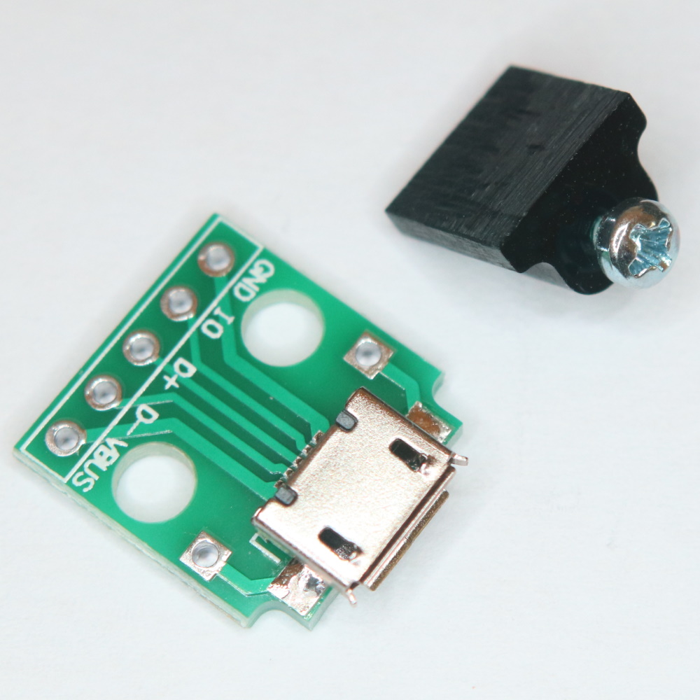 USB Micro with Panel Mount