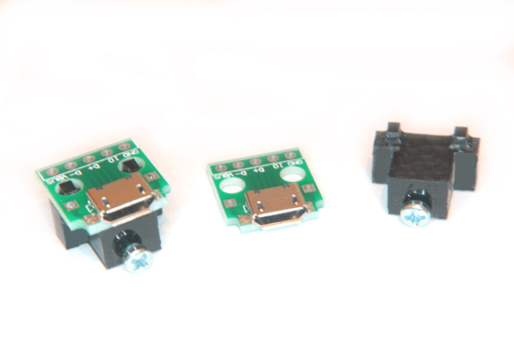 USB Micro with Panel Mount
