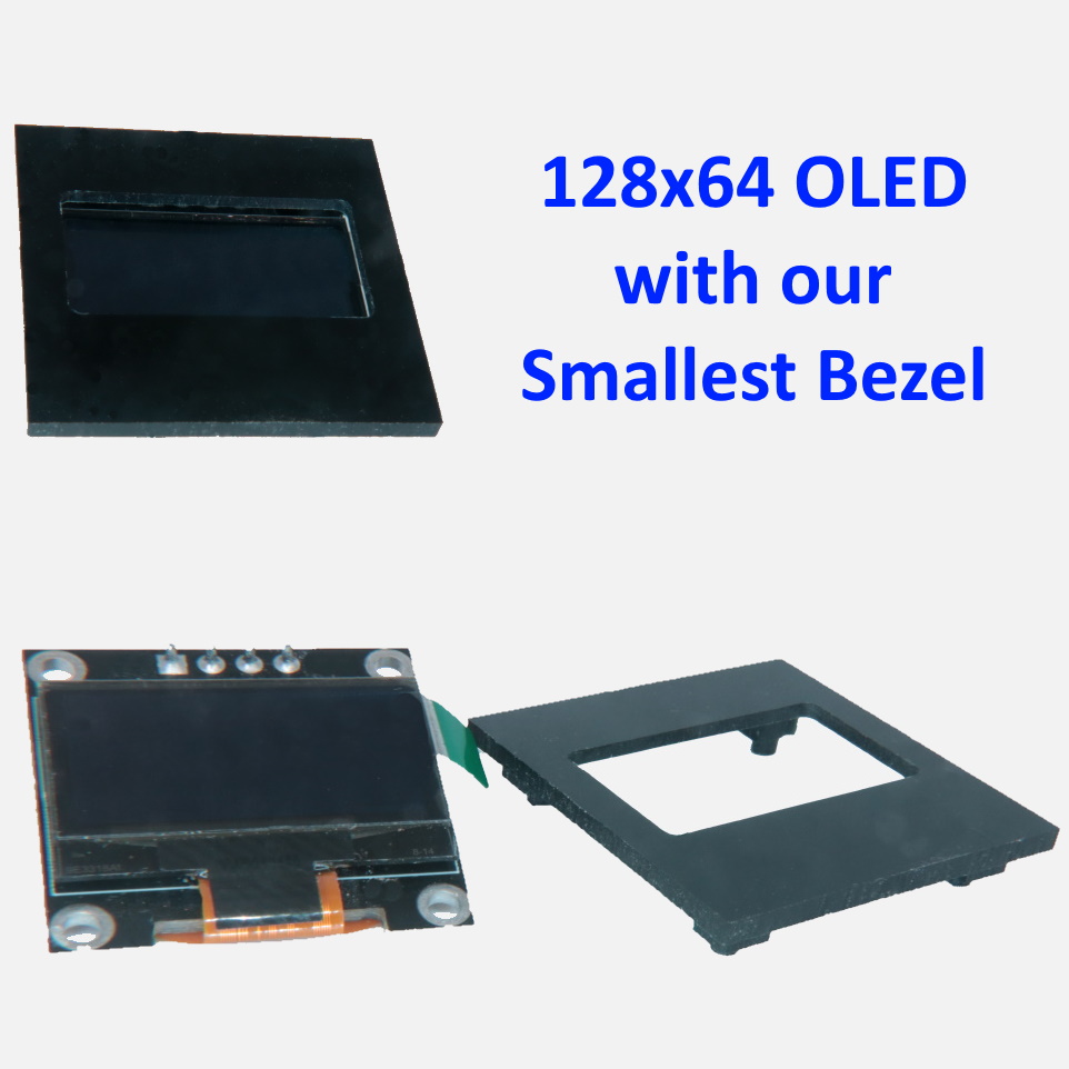 Is this the SMALLEST OLED bezel and 128x64 display?