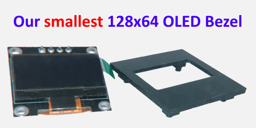 Is this the SMALLEST OLED bezel and 128x64 display?