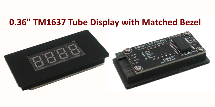 Bezel and TM1637 Tube LED display