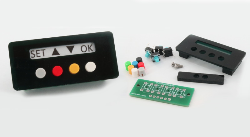 Tactile Button Bezel with labelling facility