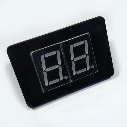74HC595 LED display with matched Bezel